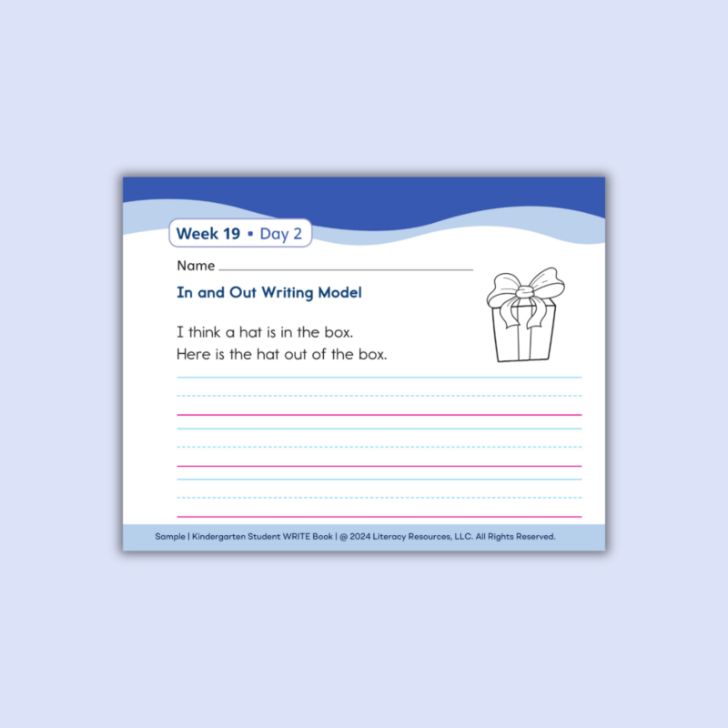 Bridge To Writing for Kindergarten, Classroom Kit | Heggerty