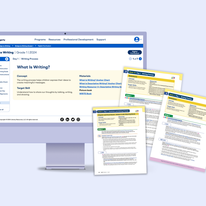 Bridge To Writing Curriculum | Heggerty